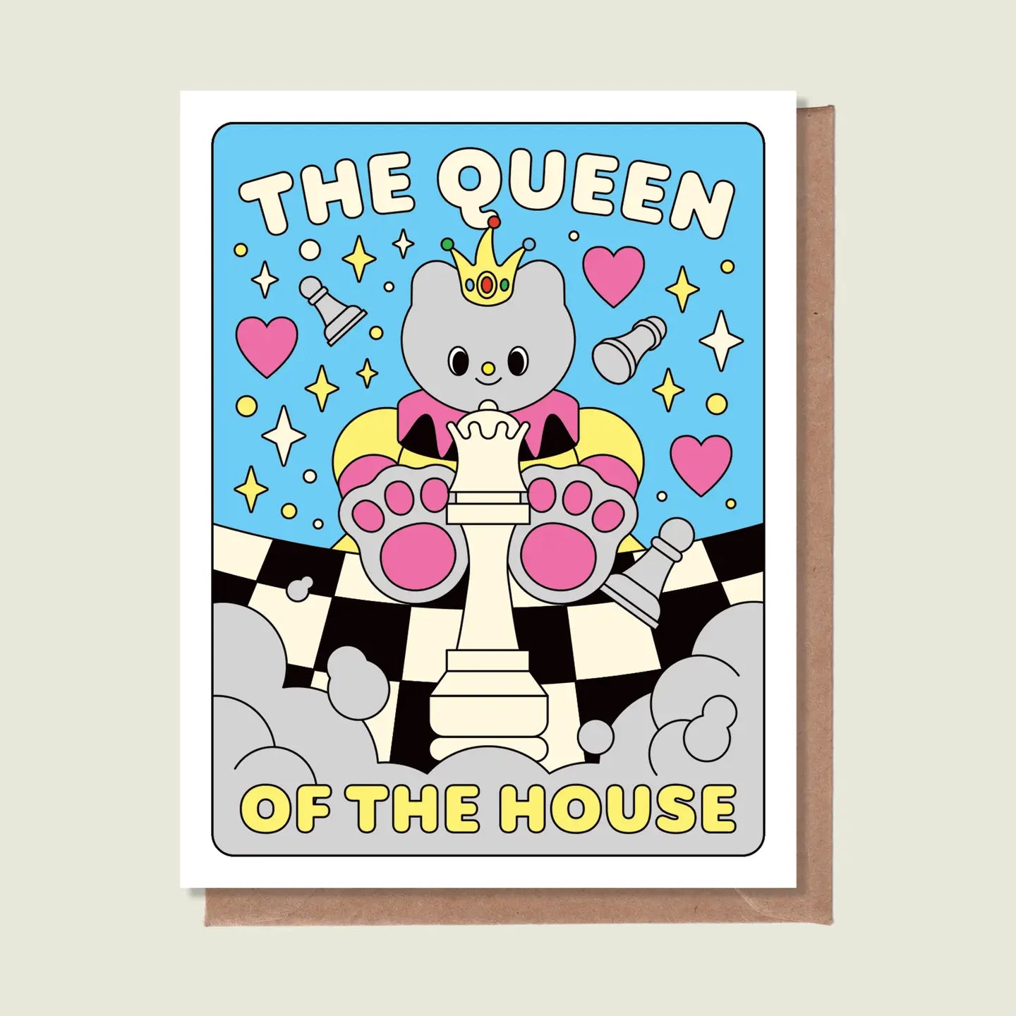 The Queen of the House Greeting Card – Secret Planet