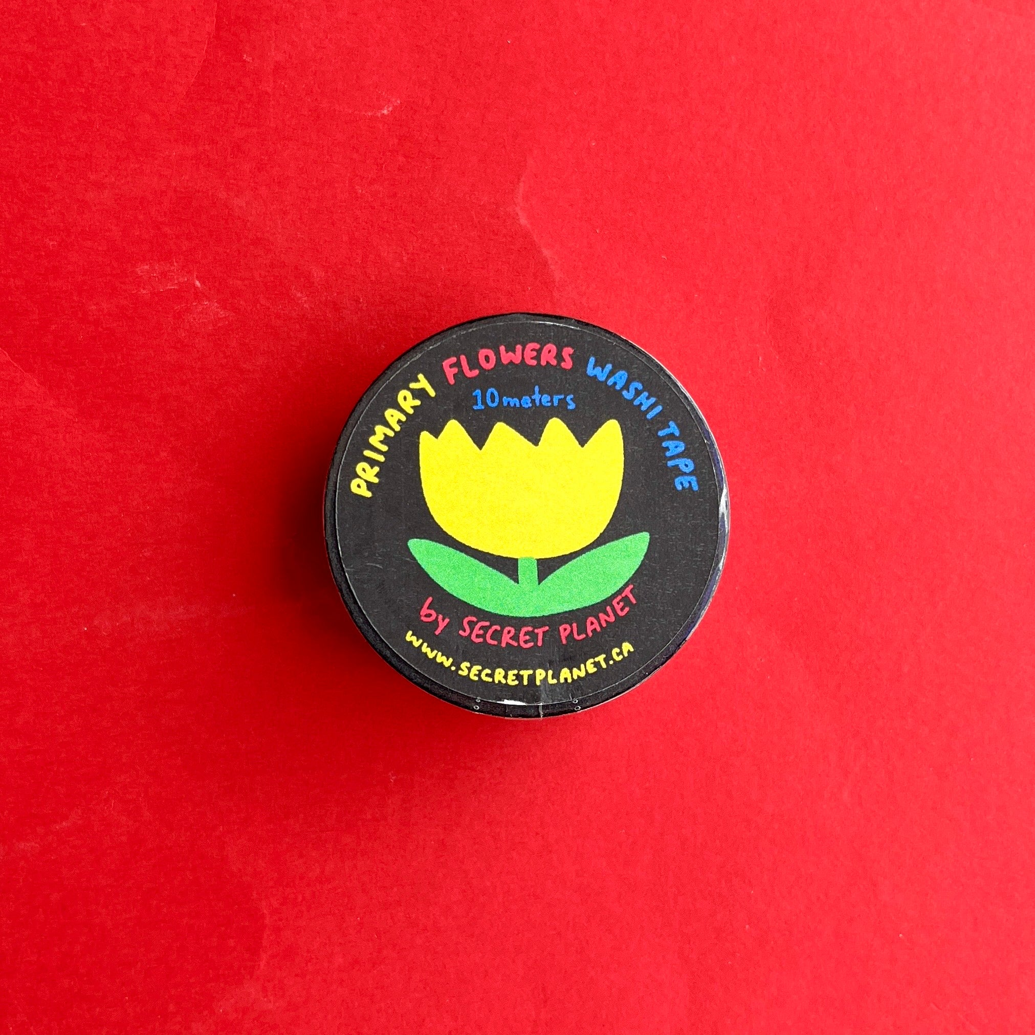 Primary Flowers Washi Tape – Secret Planet