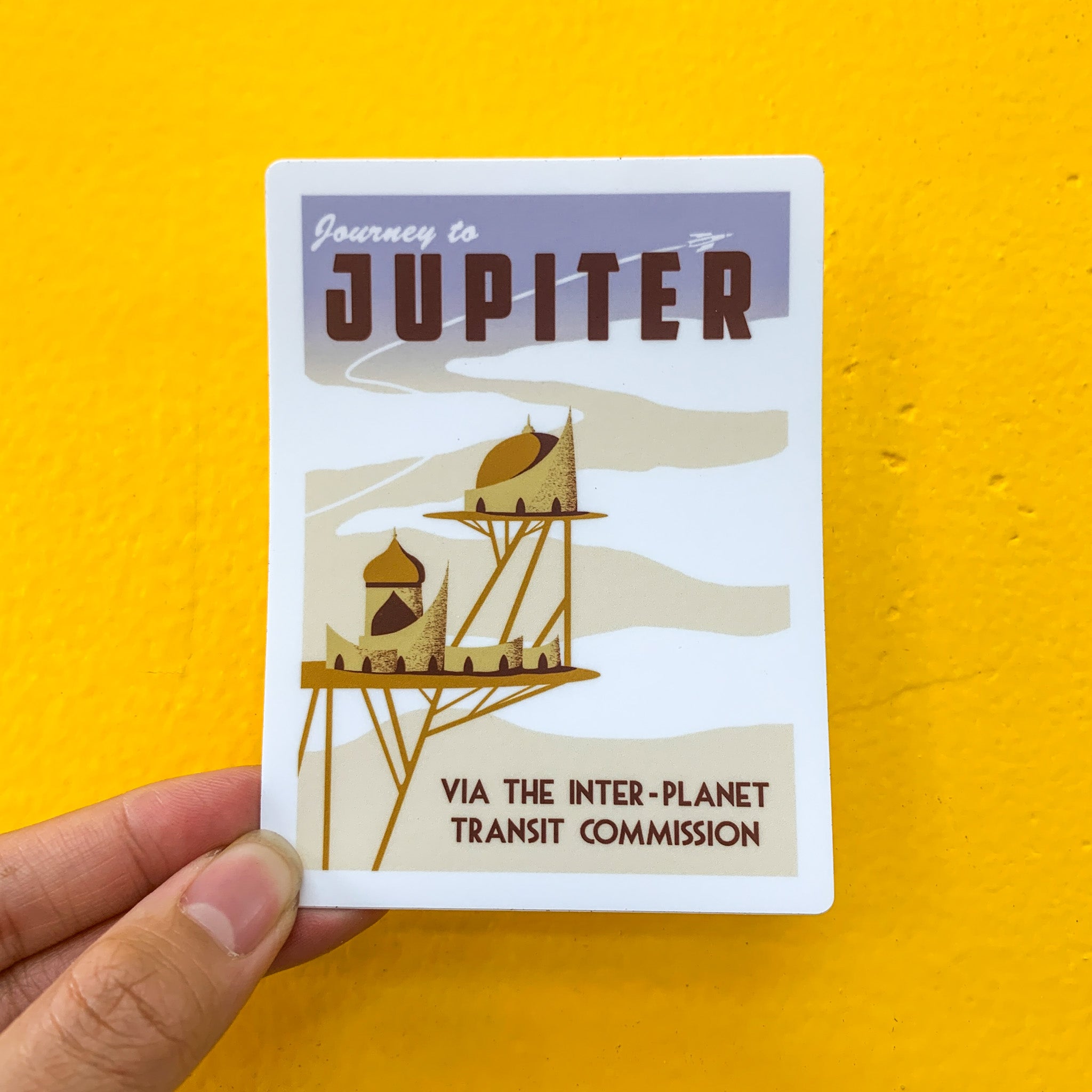 Jupiter Sticker – Secret Planet Print Shop