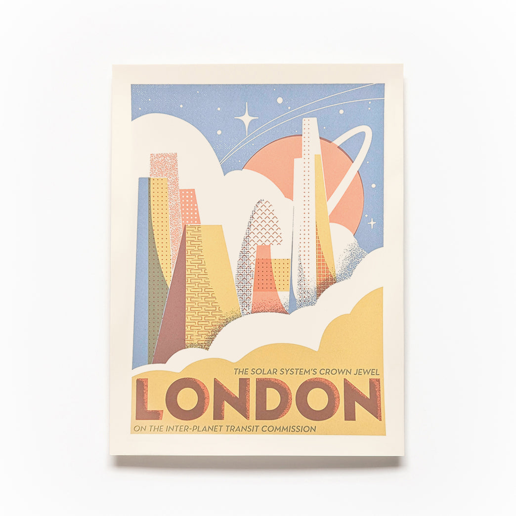 London England Screen Print – Secret Planet