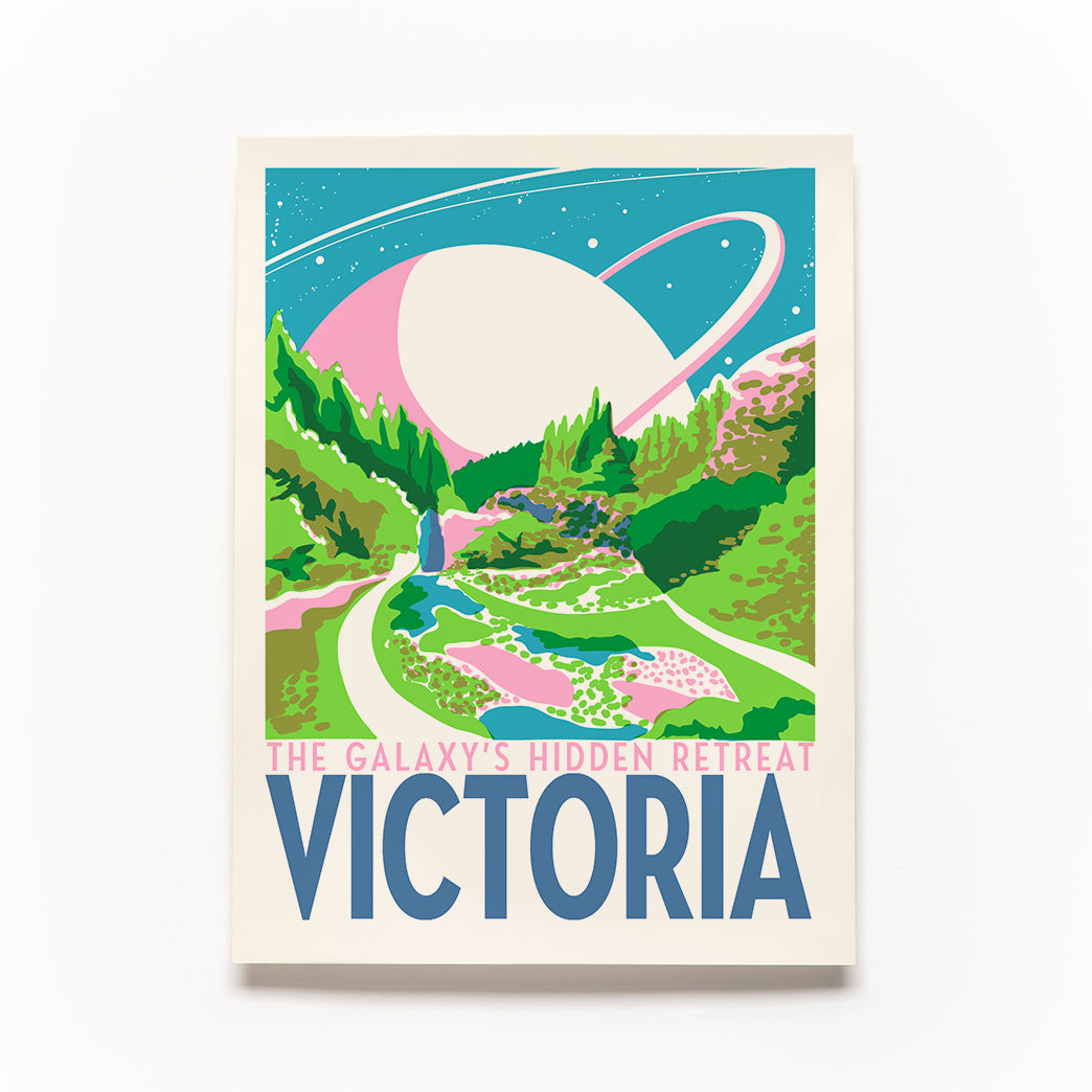 Victoria Screen Print – Secret Planet