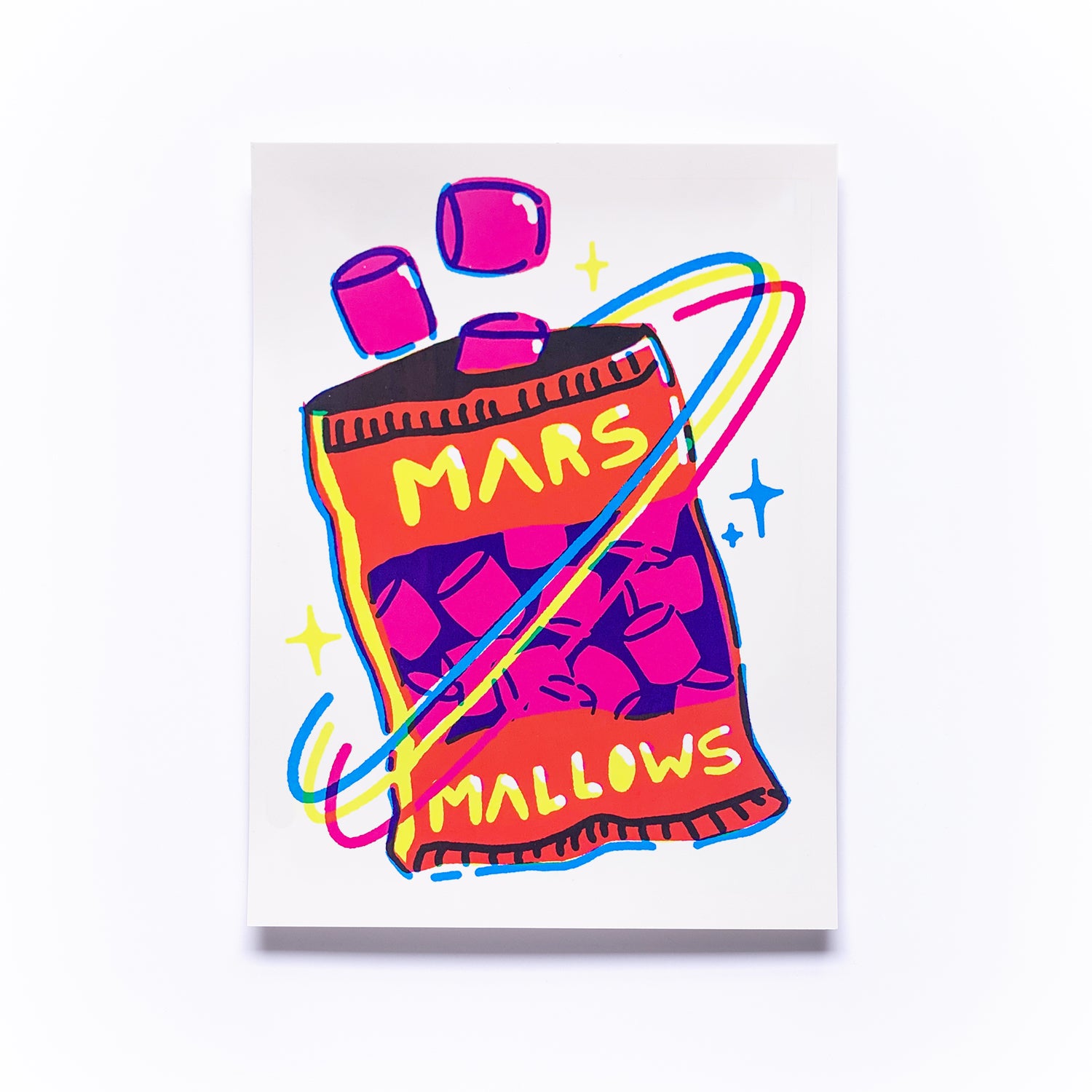 Mars Mallows Screen Print – Secret Planet