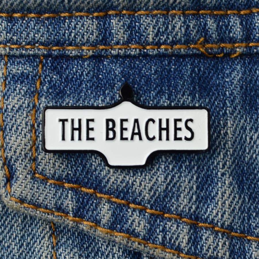 The Beaches Enamel Pin – Secret Planet Print Shop