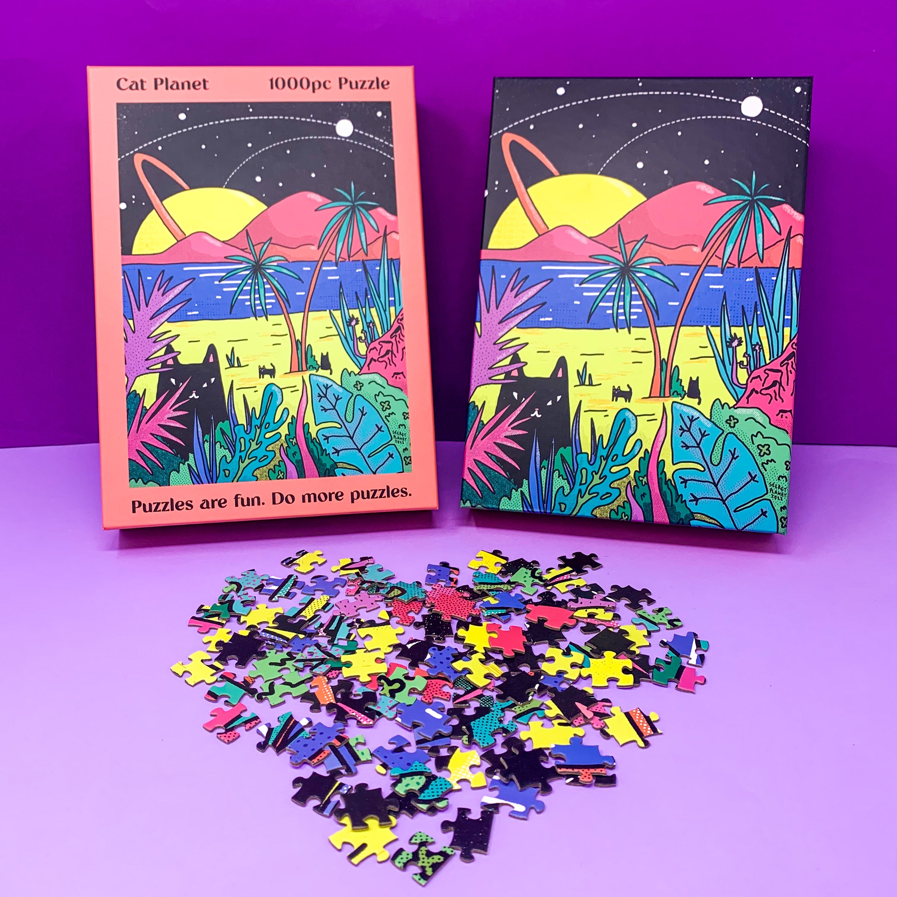 Cat Planet 1000pc Puzzle – Secret Planet
