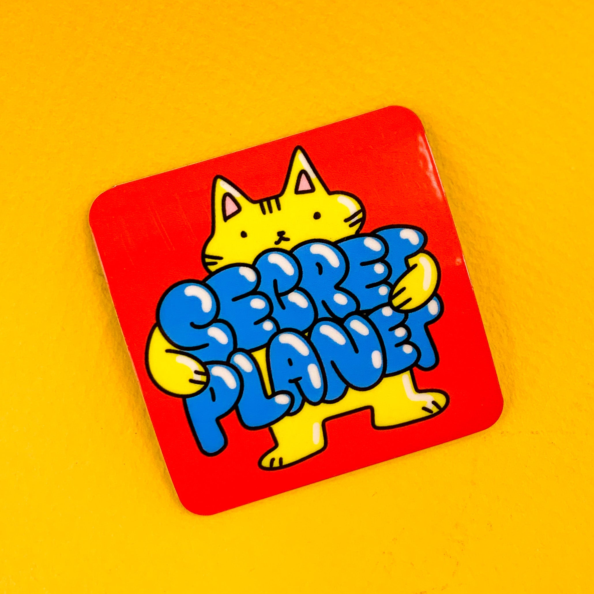Tiny Cat Magnet – Secret Planet