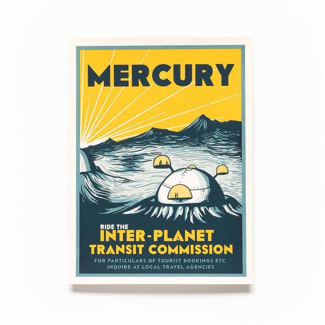 Mercury Screen Print – Secret Planet Print Shop